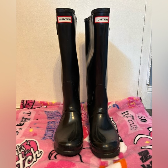 Hunter | Shoes | Hunter Black Tall Rain Boots | Poshmark